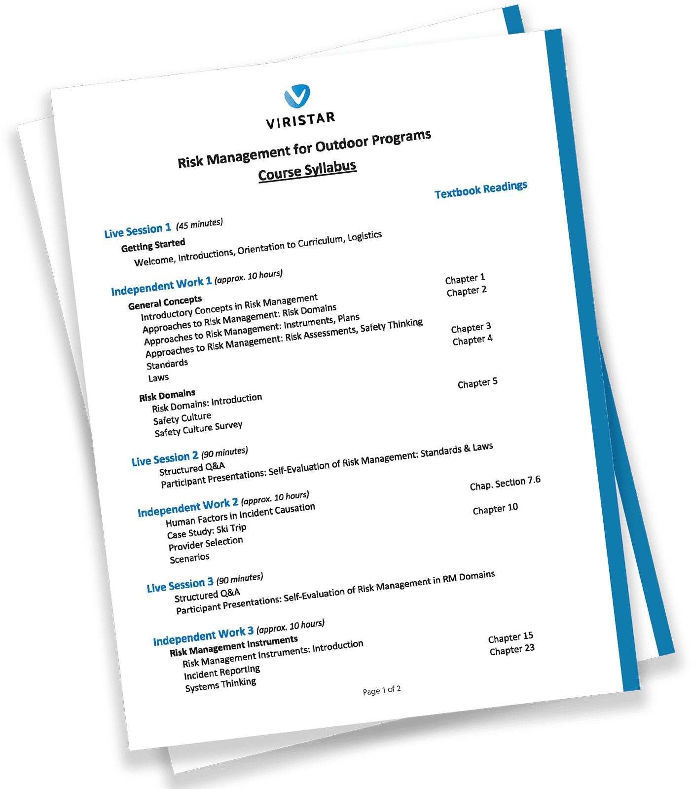 Risk Management for Outdoor Programs - Viristar