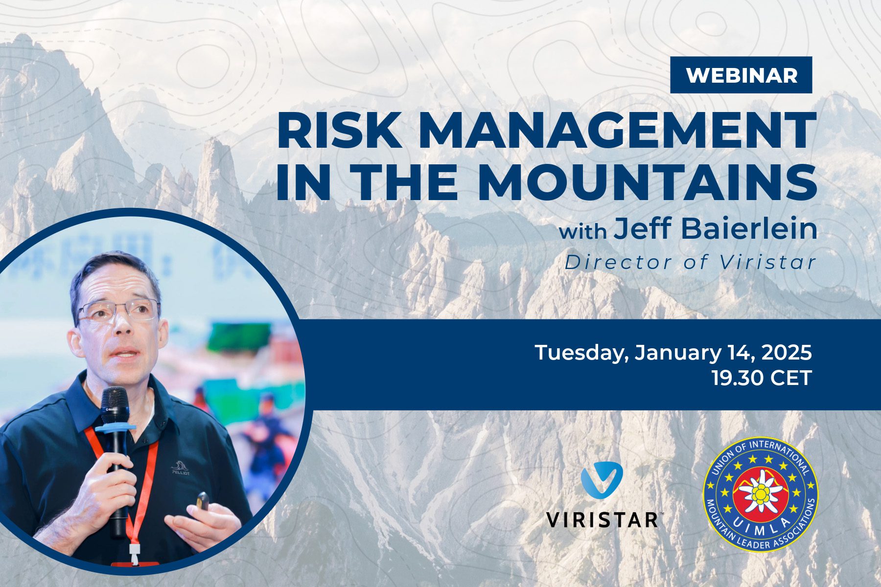 Viristar Offers Mountain Safety Webinar with UIMLA, the Union of International Mountain Leader ...